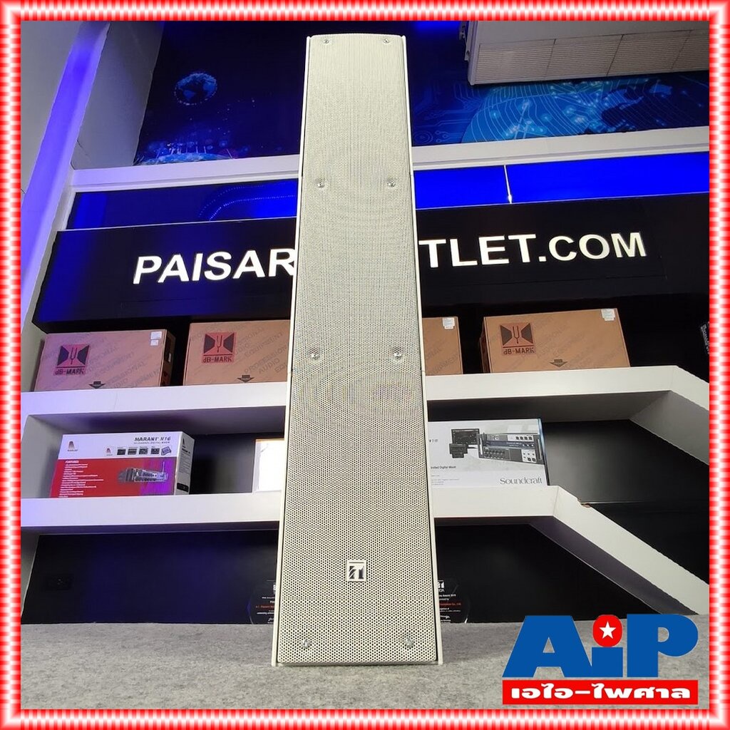 TOA TZ-606W AS ตู้ลำโพงสีขาว ตู้ลำโพงคอลัมน์ ขนาด 4 นิ้ว 6 ดอก 60 วัตต์ TZ-606W AS TZ606W AS TZ ...
