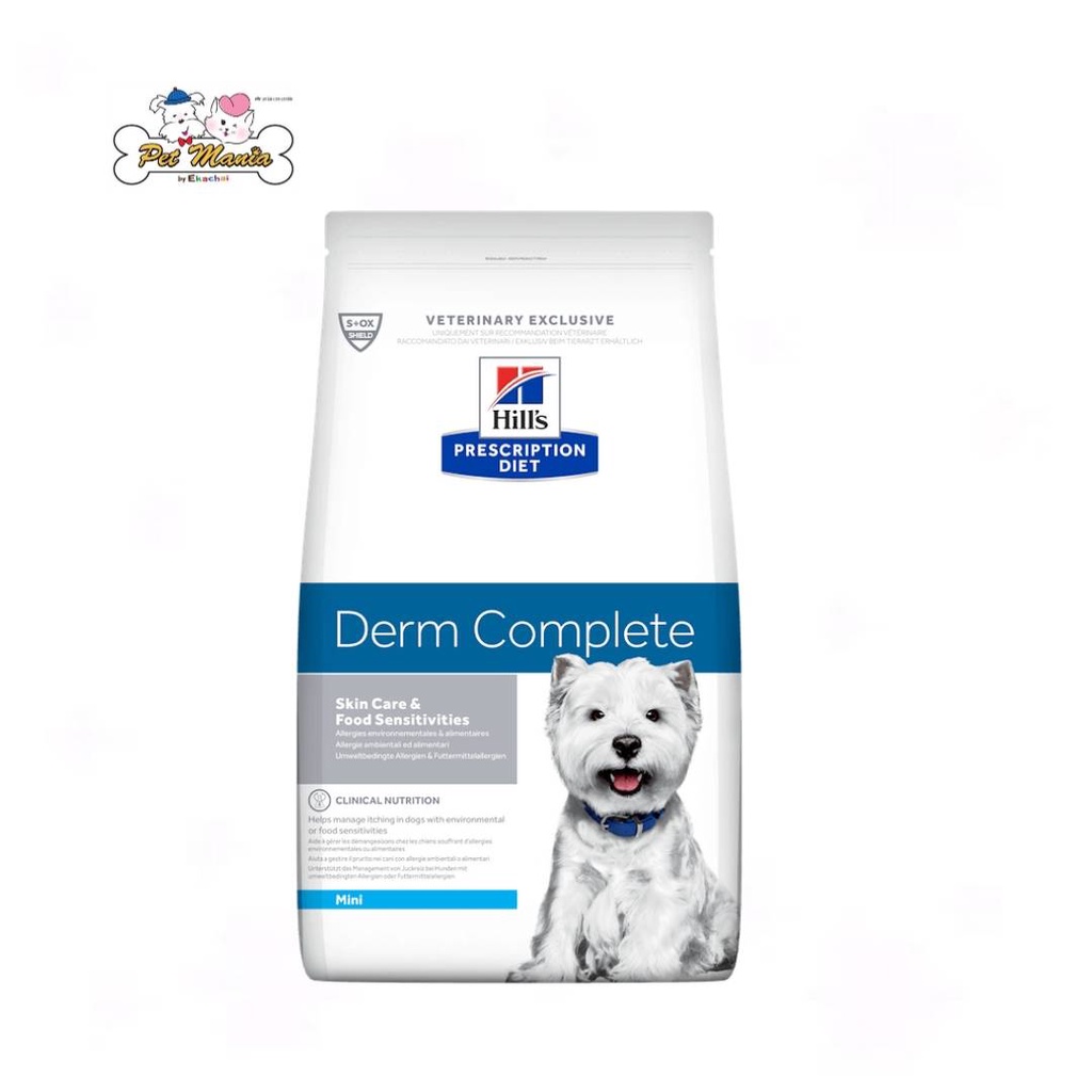 Derm Complete Small Bites Dry Dog Food 1.5Kg. - petmania1 - ThaiPick