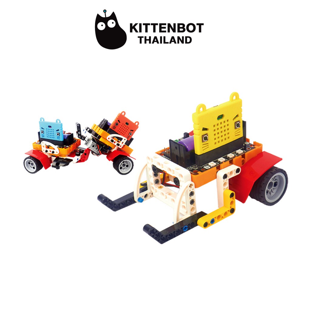 microbit ไมโครบิต หุ่น Kittenbot Robot Sumo หุ่นยนต์ ซูโม่ เขียนโปรแกรม ...