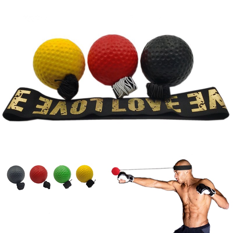 มวยBoxing Seed Ball Headmounted U unch ball Sanda Training Hand Eye ...
