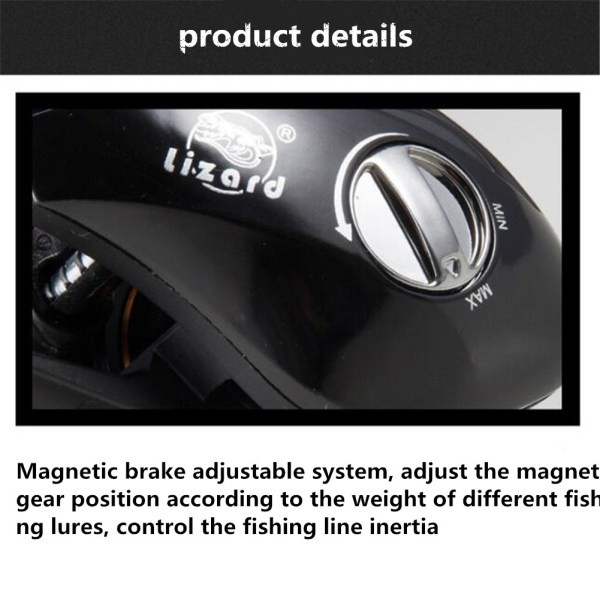 12 + 1 BB Water Drop Wheel 6.3 : 1 รอกคันเบ็ดตกปลา - meteor1.th - ThaiPick