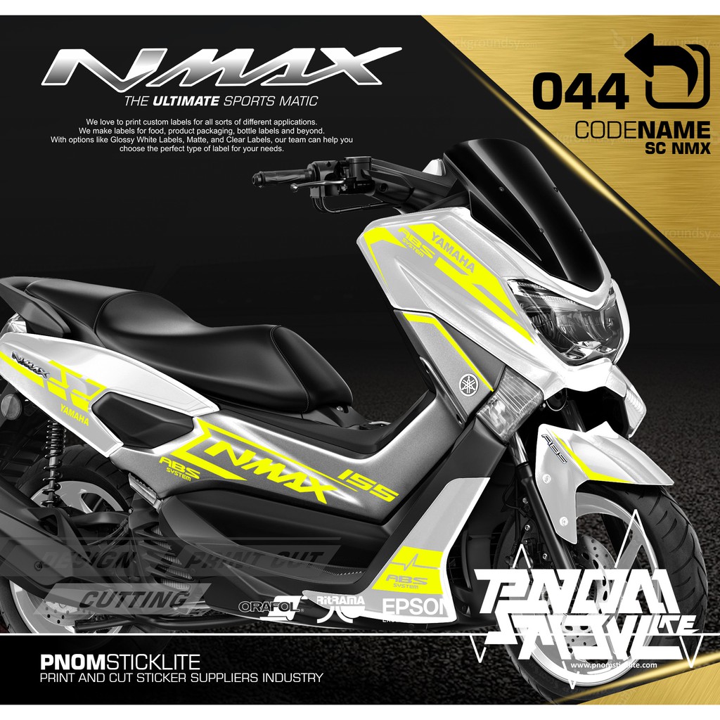 สติกเกอร์สําหรับตกแต่ง Striping Nmax Sc Nmx P044 - pnom_sticklite.th - ThaiPick