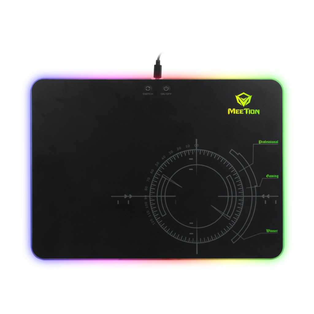 Meetion MT-P010 Backlit Gaming Mouse Pad แผ่นรองเมาส์เกมมิ่ง rgb ...