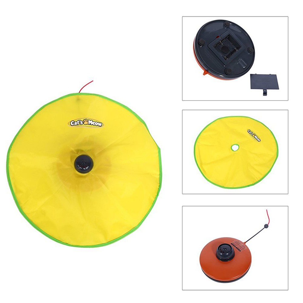 1pc Round Cats Meow Toy Electronic Interactive Undercover Mouse ...