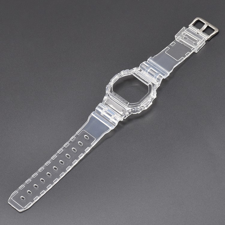 ทดแทน g-shock Casio เคสสาย DW5600 GW-M5610 G5600 G5000 เหลี่ยมใส ...