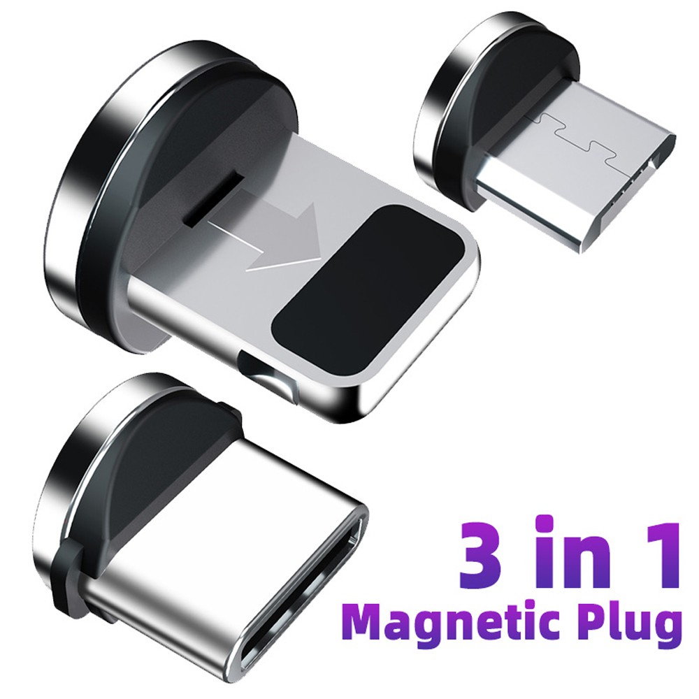 Magnetic Cable Adapter Mobile Phone Cable Micro USB Type C Dust Plugs ...