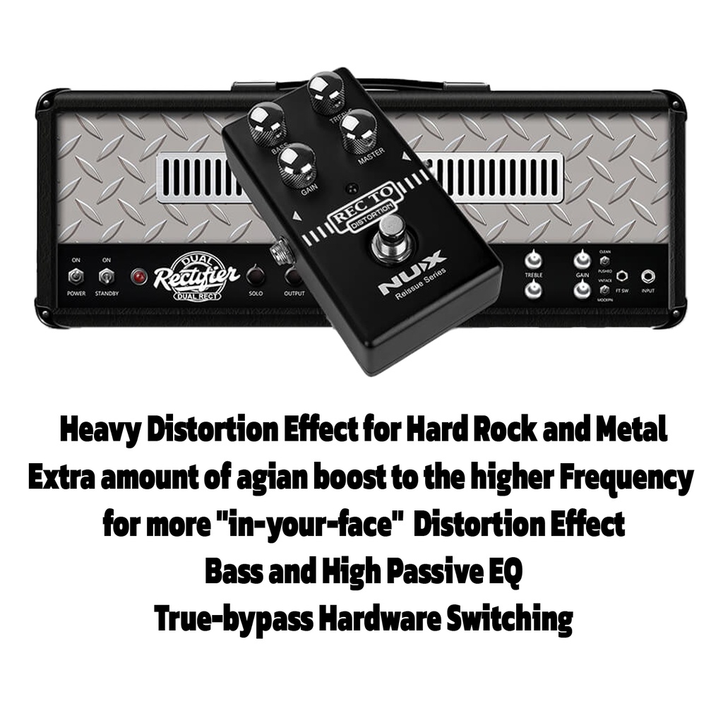 NUX Reissue Stompbox Effect Guitar เอฟเฟค ก้อน กีต้าร์ไฟฟ้า จำลองเสียง ...