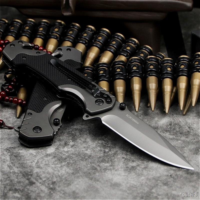เตรียมจัดส่งBROWNING FOLDING KNIFE มีดพับ 23CM 440C มีระบบดีดใบมีด มีด ...