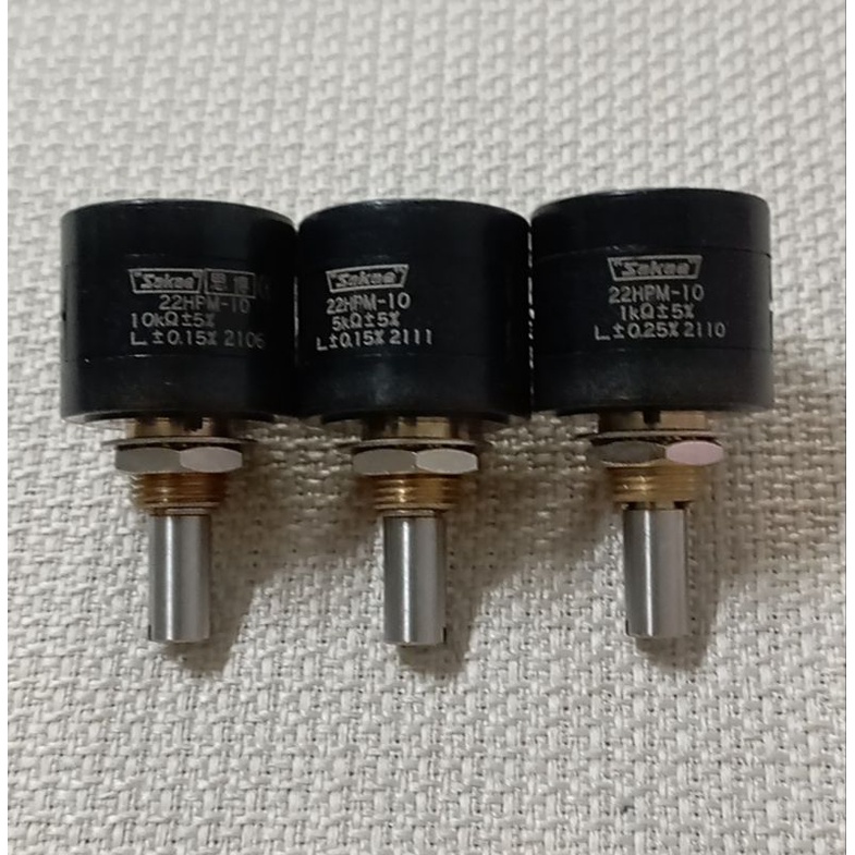 SAKAE R-wirewound 22HPM-10, 22HPM-10N, 22HP-10 ,10K 5K 1K 10 รอบ ของแท้ - keapproduct - ThaiPick