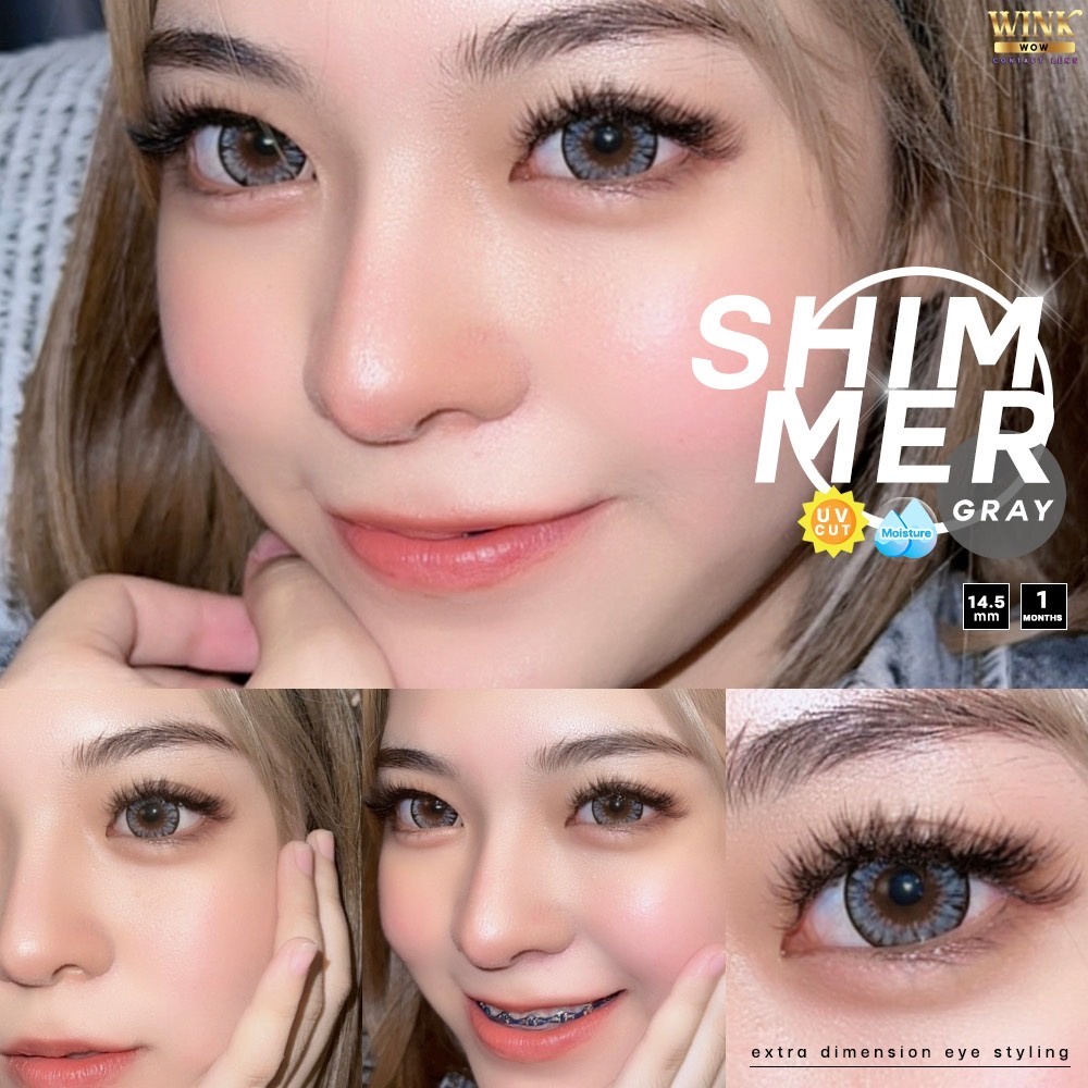 คอนแทคเลนส์Shimmer Chestnut Gray (Wink) ขนาดบิ๊กอาย - bigeyeloveyou ...