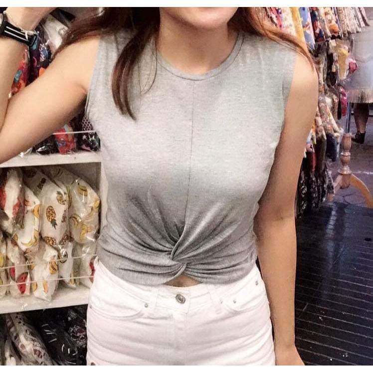 Twisted Long Vest Tang Top เสื้อ (BOF012) - bofhshill - ThaiPick