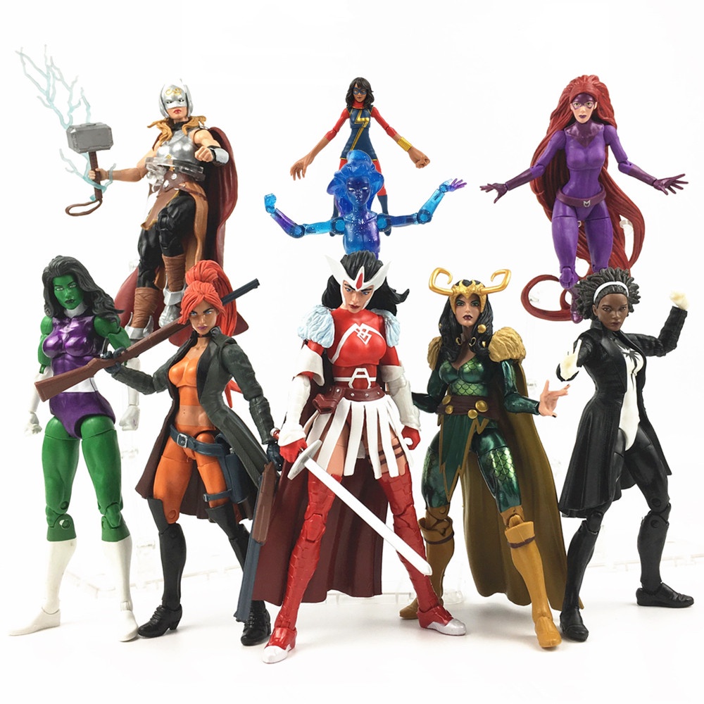 【In Stock】Original Marvel Legends Heroines 6" Action Figure A-Force SIF ...