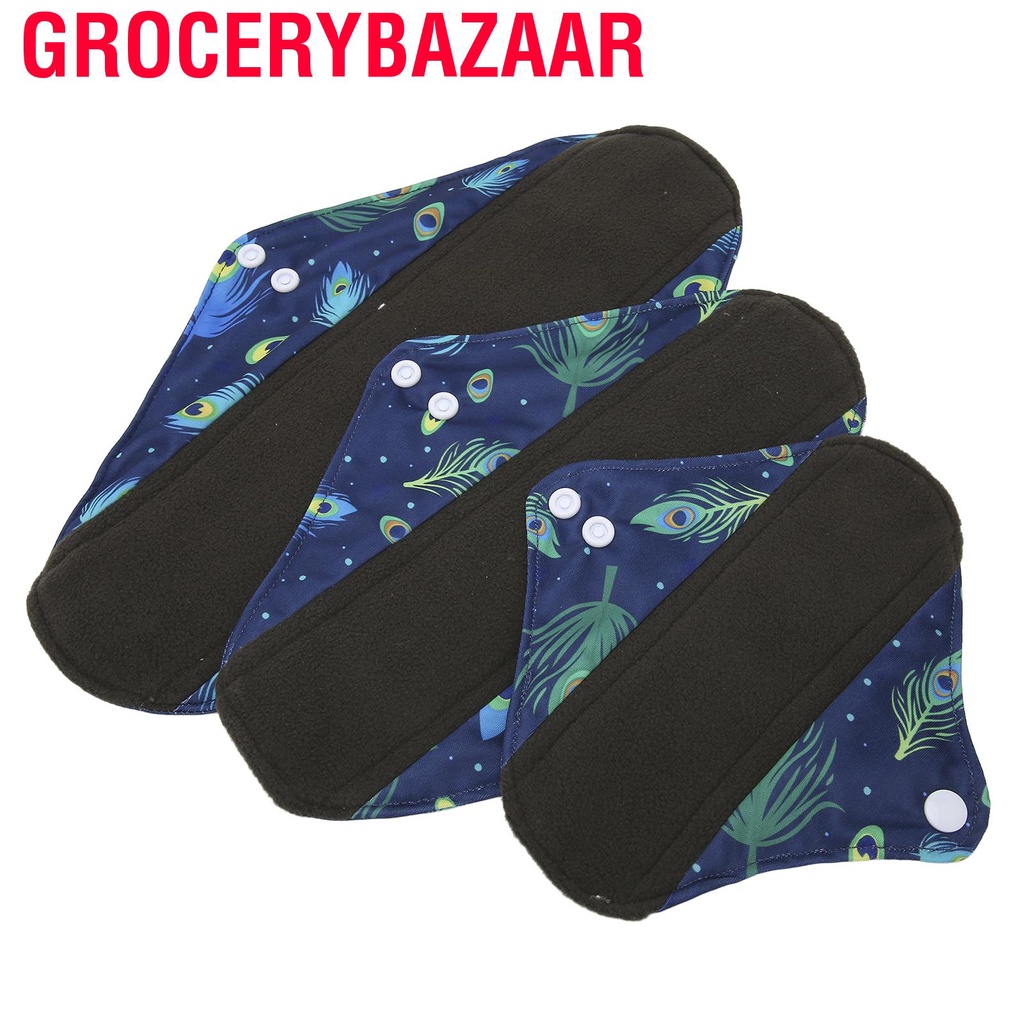 Grocerybazaar Reusable Menstrual Pads Washable Leakproof Feminine ...