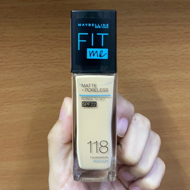 Maybelline fit me foudation 30ml. เบอร์118 | Shopee Thailand