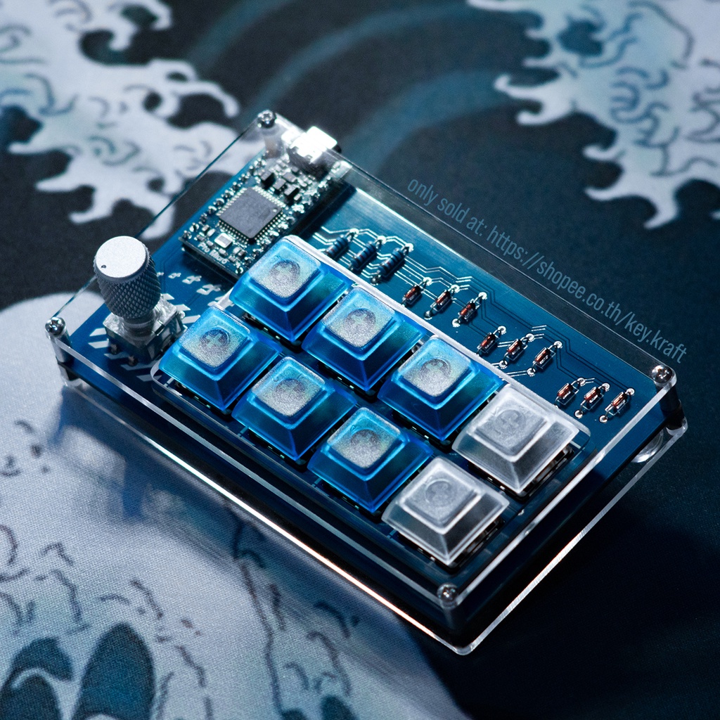 จัดส่งในวันเดียวกัน┇Custom Hot Swap / Hot Swappable Macropad with ...