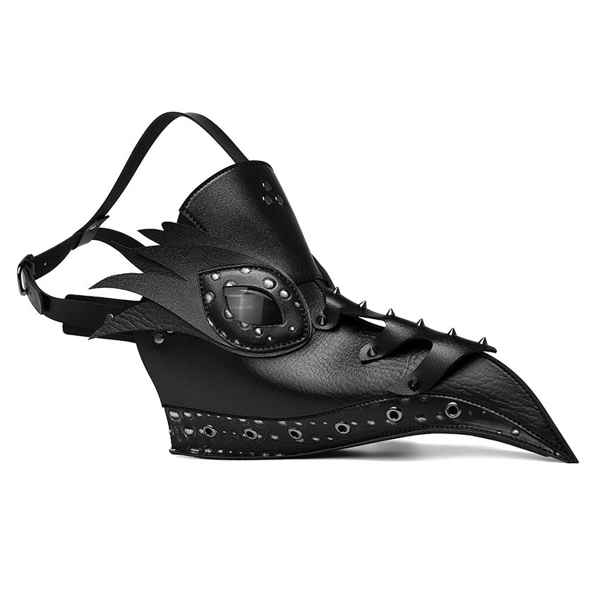 Steampunk Plague Doctor Mask Cosplay Anonymous Halloween Leather Gothic ...
