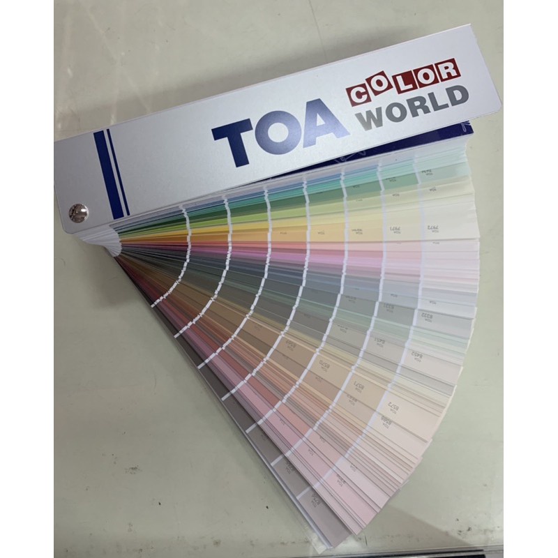 TOA พัดสี ทีโอเอ Color World เฉดสี TOA แคตตาล็อคสี แพนโทน ทีโอเอ ...