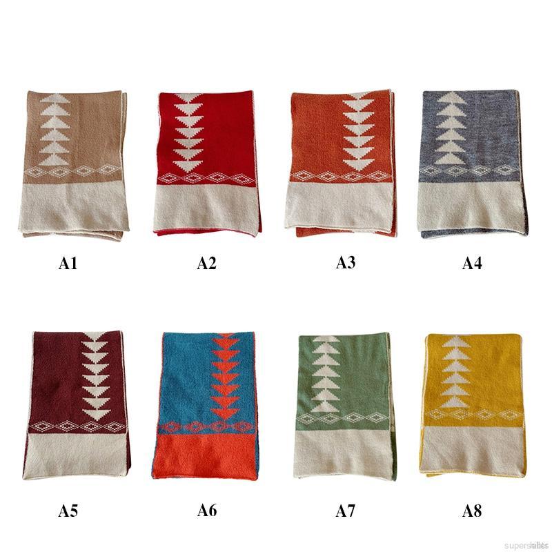 [Superseller] Kids Fashion Scarf Warm Shawl Retro Wraps Long Boys Girls ...