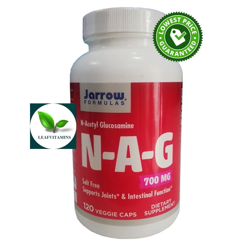 Jarrow Formulas N-A-G (N-Acetyl-D-Glucosamine) 700 mg / 120 Veggie Caps ...