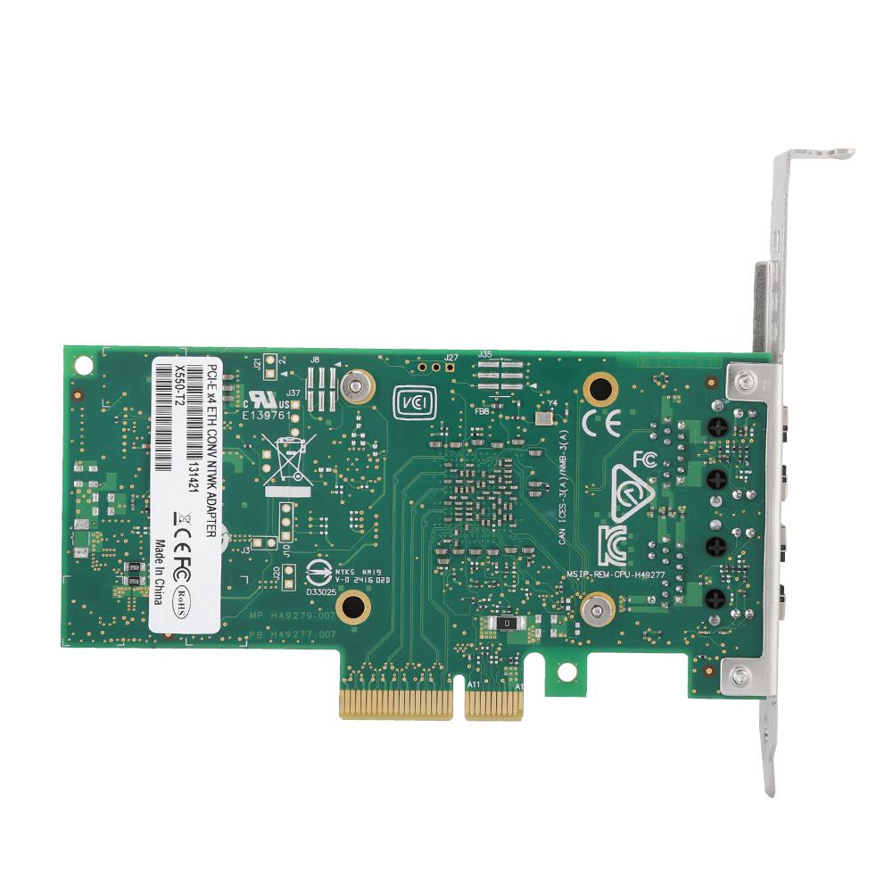 X550-T2 Network LAN 10Gbps Card 2-Port intel for Gigabit Card PCI-E X4 ...