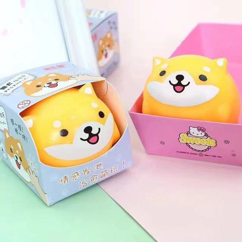Shiba Inu Sensory Pet Squishy โมเดลตุ๊กตาของเล่นสําหรับเด็ก/ผู้ใหญ่ 3 ...