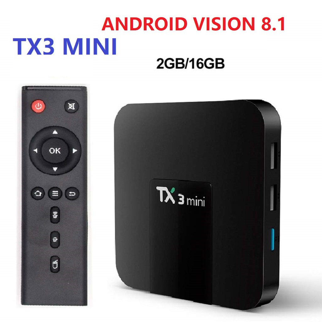 ราคาดีม๊วกกก Tx3 mini Android 8.1Bluetoothwifi2.45G 4K Ram 2GB Rom 16GB ...