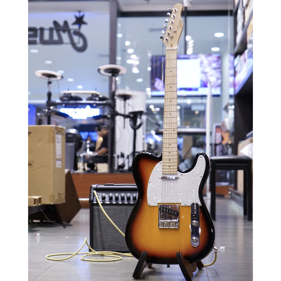 Gusta GTL-01 กีตาร์ไฟฟ้า ทรง Telecaster ฟรี อุปกรณ์ครบชุด Music Arms ...