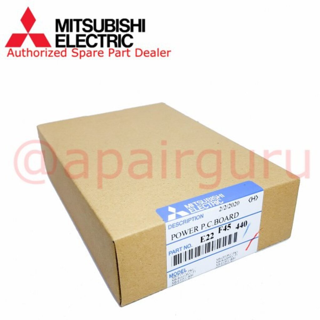 Mitsubishi รหัส E22F45440 (E12C67440) POWER P.C.BOARD แผงบอร์ดแอร์ เมน ...