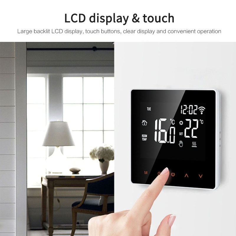 Tuya WiFi Smart Thermostat For Central Air Conditioner Fan Coil Unit ...