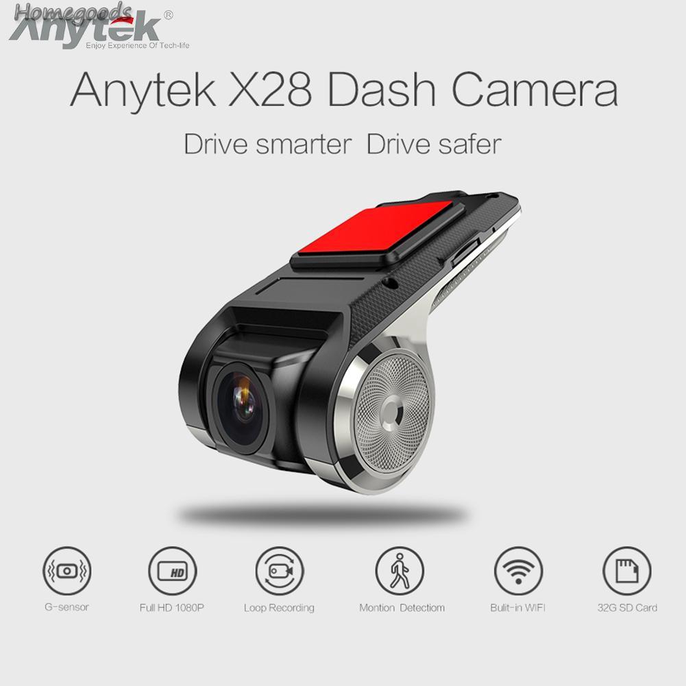 Hot ♥Anytek X28 1080P Full HD Car DVR Camera WiFi G-sensor Auto ...