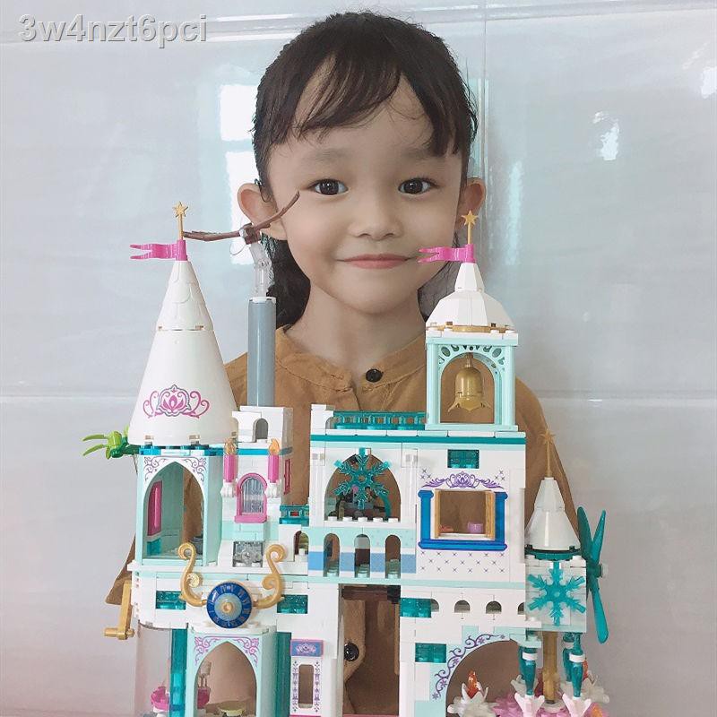 ของเล่นเจ้าหญิงเข้ากันได้กับ Lego Frozen Castle Princess Aisha Building ...