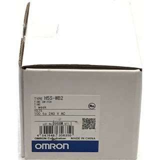 New OMRON H5S-WB2 Digital Time Switch Weekly timer, 100-240VAC, 2 Output Relay | Shopee Thailand