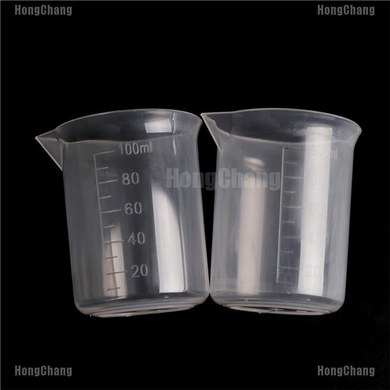 [LHGC] 2x 100mL/3.4oZ Clear Graduated Measuring Cup Jug Beaker Kitchen ...