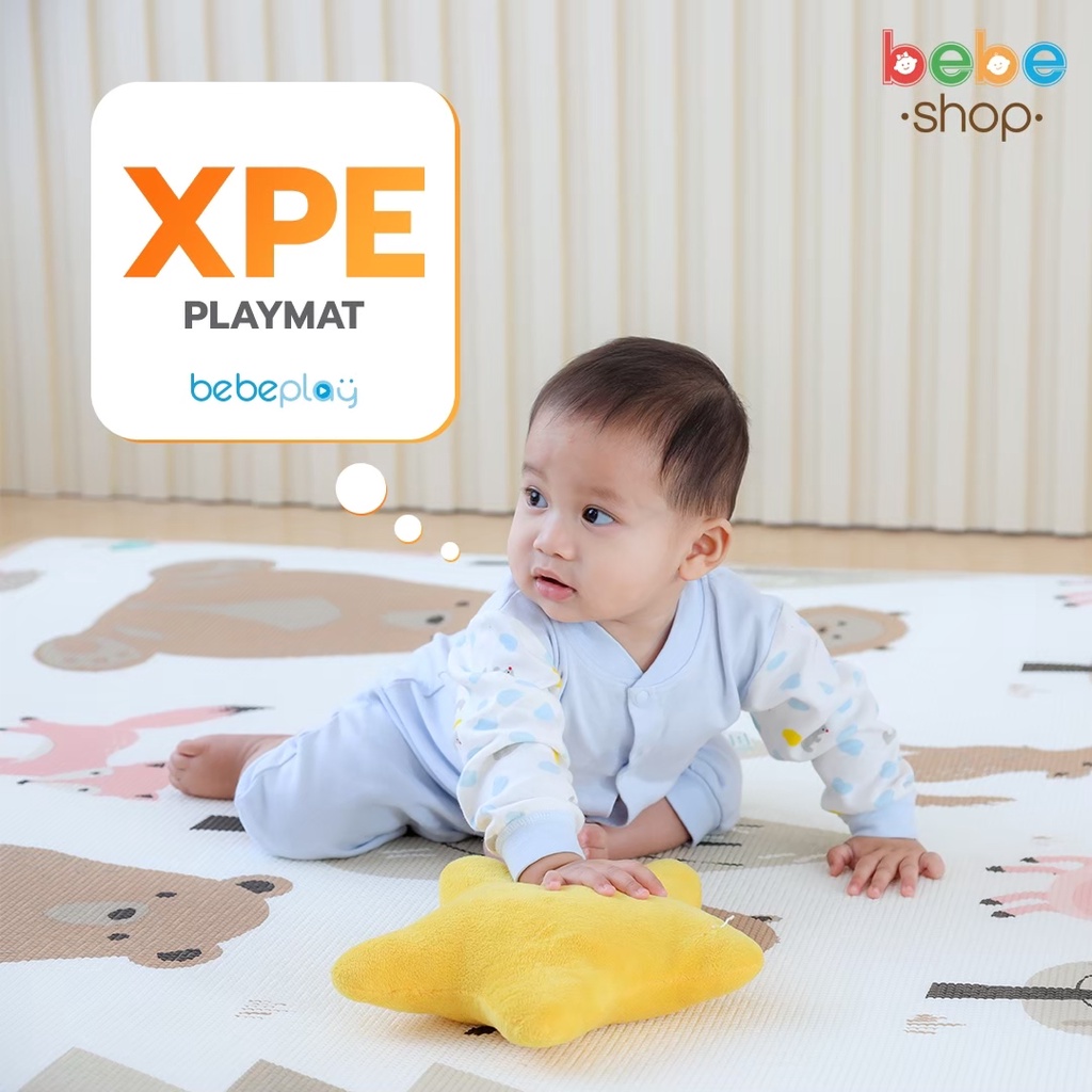Bebeshop แผ่นรองคลาน BebePlay XPE-แบบม้วน แผ่นลองคลาน เบาะรองคลาน - bebeshop_official - ThaiPick