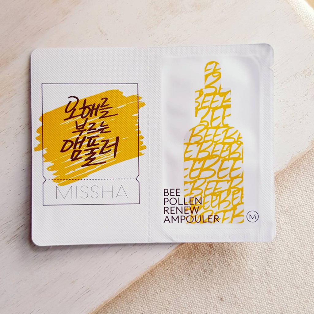 Tester Missha Bee Pollen Renew Ampouler 1g. - iam_hk - ThaiPick