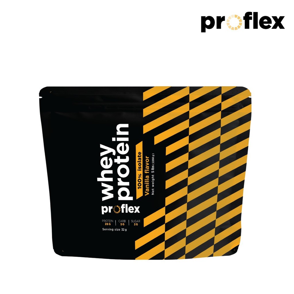 PROFLEX ISOLATE VANILLA 5 LB. NEW PACKAGE โปรเฟลคซ์ ไอโซเลท รสวานิลลา ...