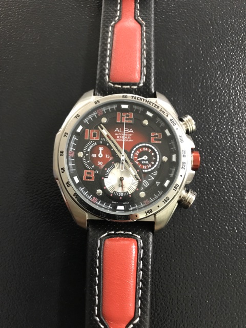 นาฬิกาข้อมือผู้ชาย ALBA รุ่น VK63-X008S สปอร์ตโคโนกราฟ - nathawan ...