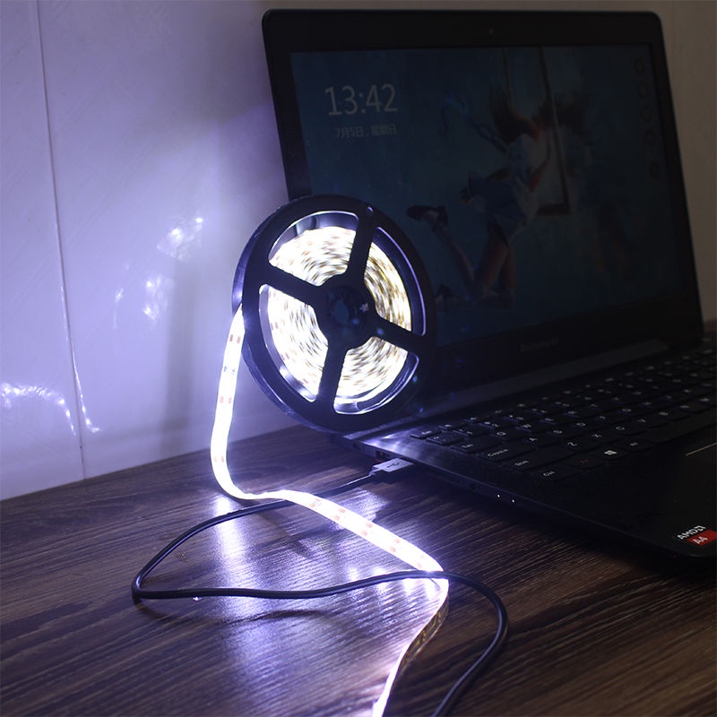 USB light strip super bright 5v light with led ตกแต่ง self-adhesive กัน ...