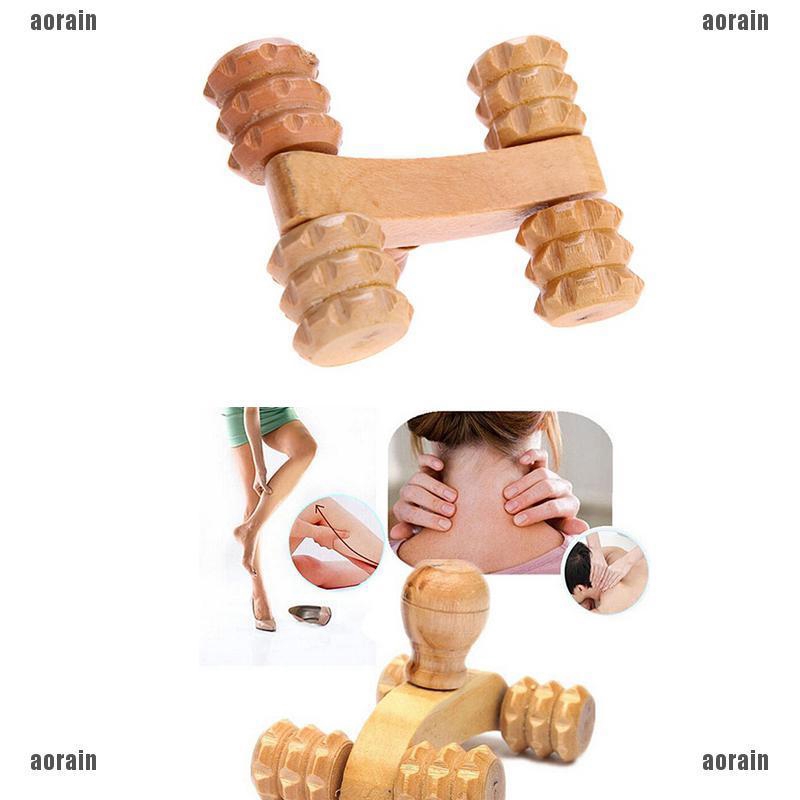 AG Wooden-Car-Roller-Massage-Reflexology-Hand-Foot-Back-Body-Therapy ...