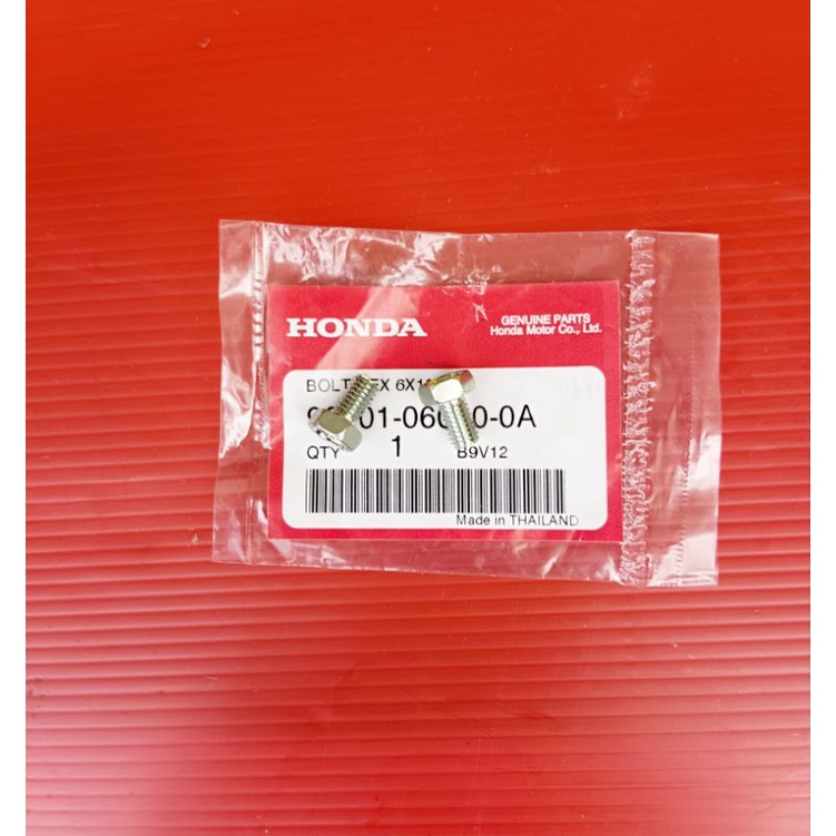 92101-06010-0Aโบลต์6X10หัวเบอร์10 ยึดสเตอร์หน้าเวฟทุกรุ่น,ดรีม,ไนท์,และ ...
