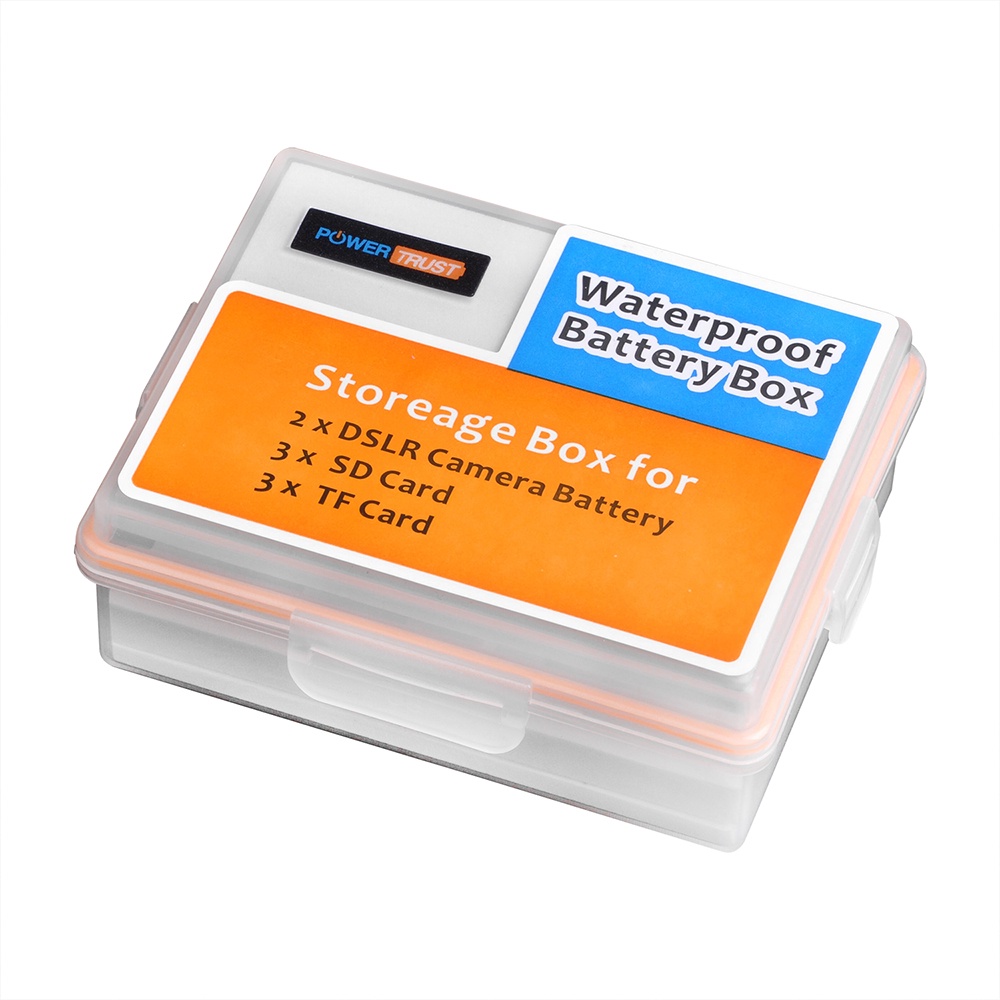 1x En-el14 El14 Camera Battery Box Storage Sd Tf Memory Card Case For ...