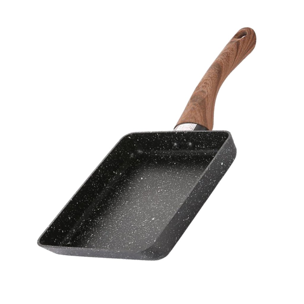 Japanese Non-Stick Fry Pan Tamagoyaki Breakfast Cookware Rectangular ...