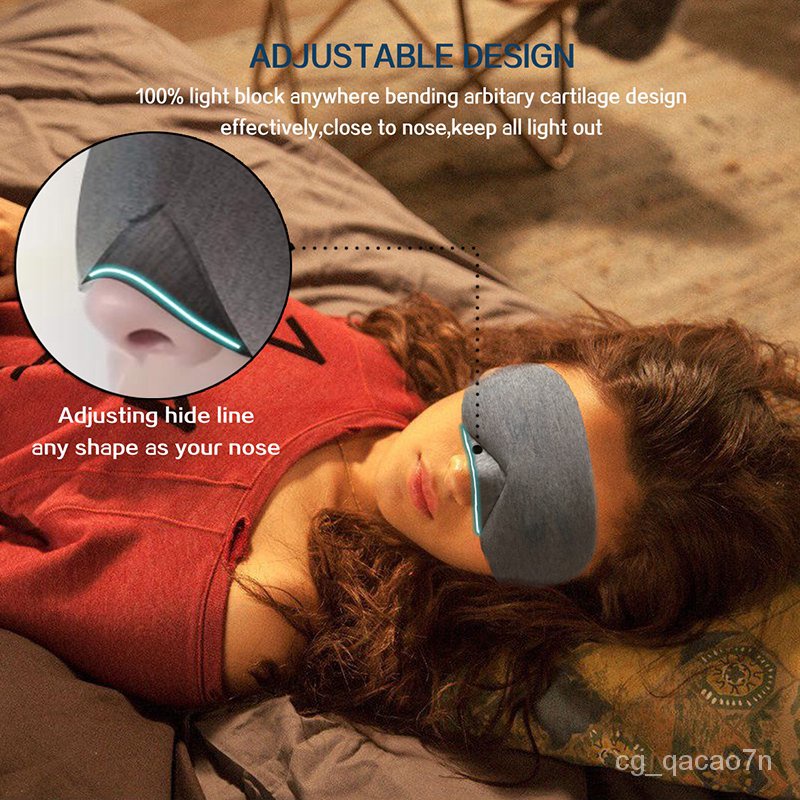 CBPL Cotton Adjustable Eye Mask Breathable Eyeshade Travel Rest Sleep ...
