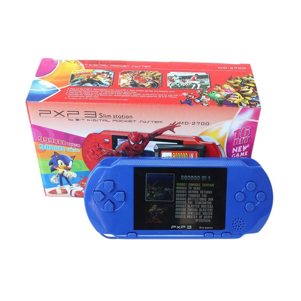เกมส์ ราคา16 Bit PXP3 Handheld Game Player Video Gaming Console with AV ...