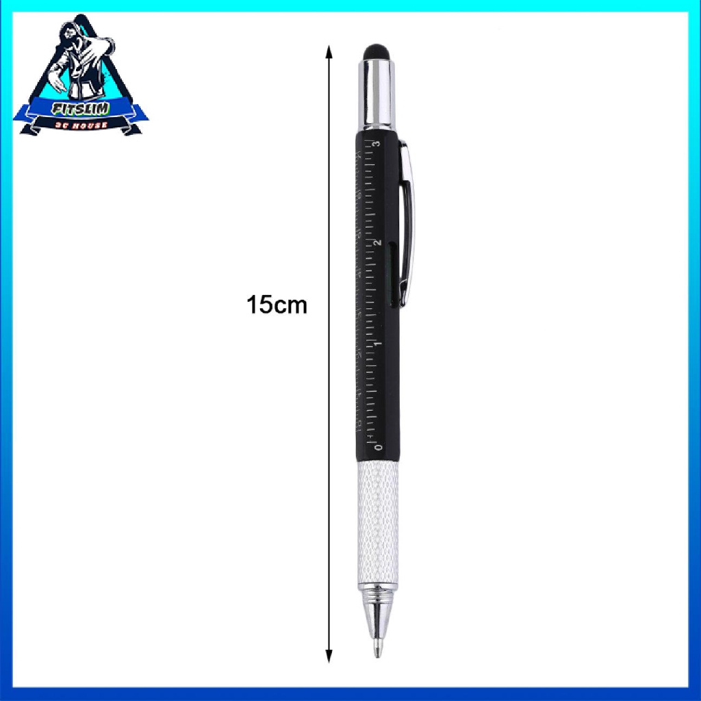 【สต็อกพร้อม】6 In 1 Multifunctional Touch Screen Tool Stylus Pen With ...