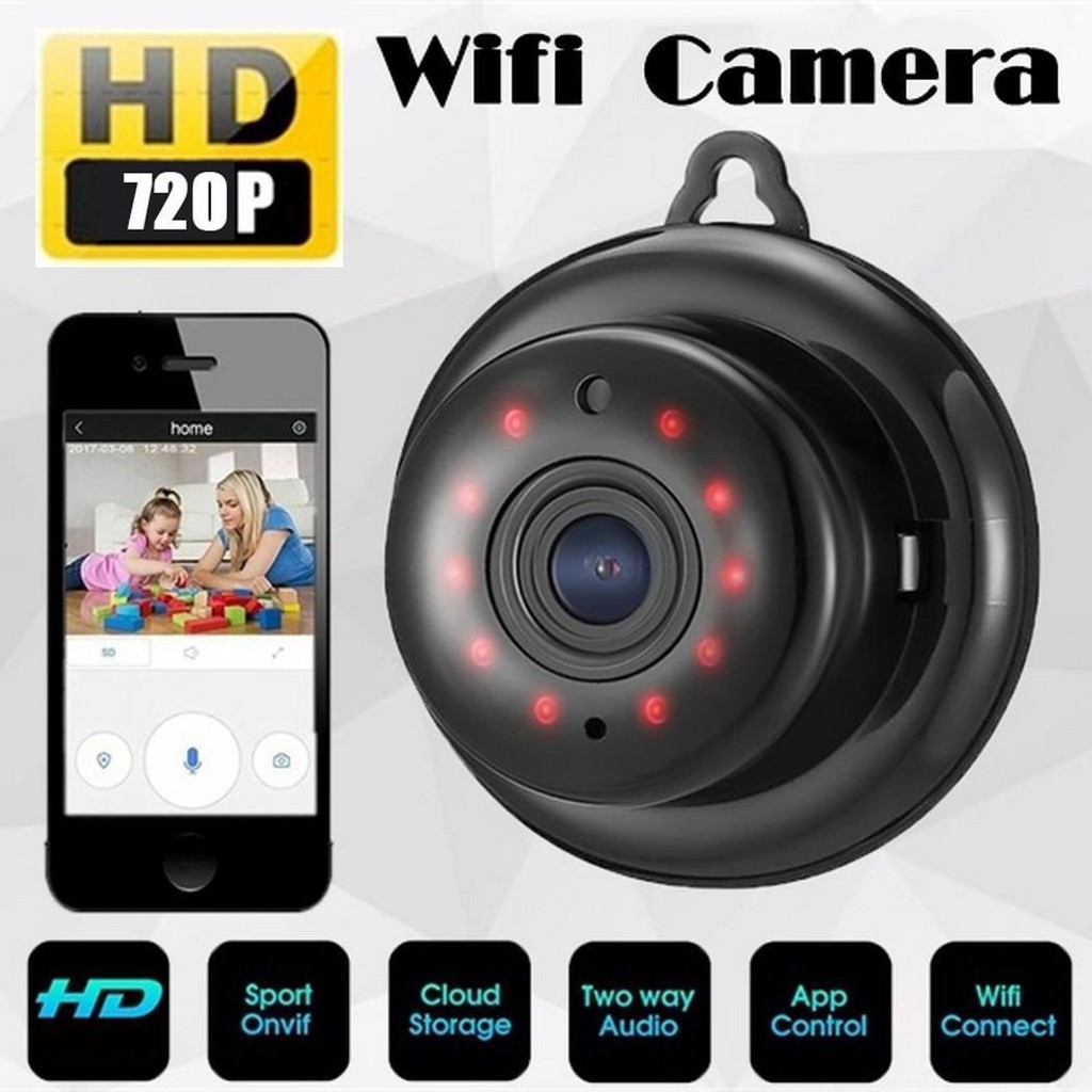 HD 720p WiFi Camera Wireless Intelligent Network Surveillance Camera ...