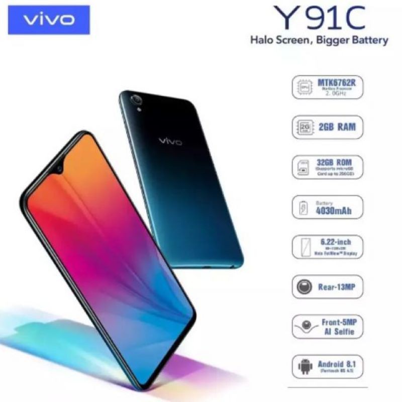 VIVO Y91C (2/32GB) ไม่ล็อคซิม แถมเคส - ukiuki26 - ThaiPick