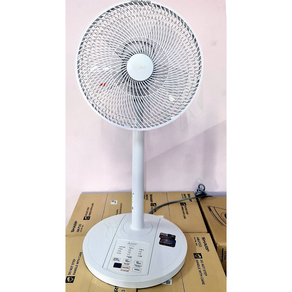 Mitsubishi พัดลมปรับระดับ ขนาด 12 นิ้ว รุ่น R12A-HRB (โลโก้มิตซูบิชิ ...