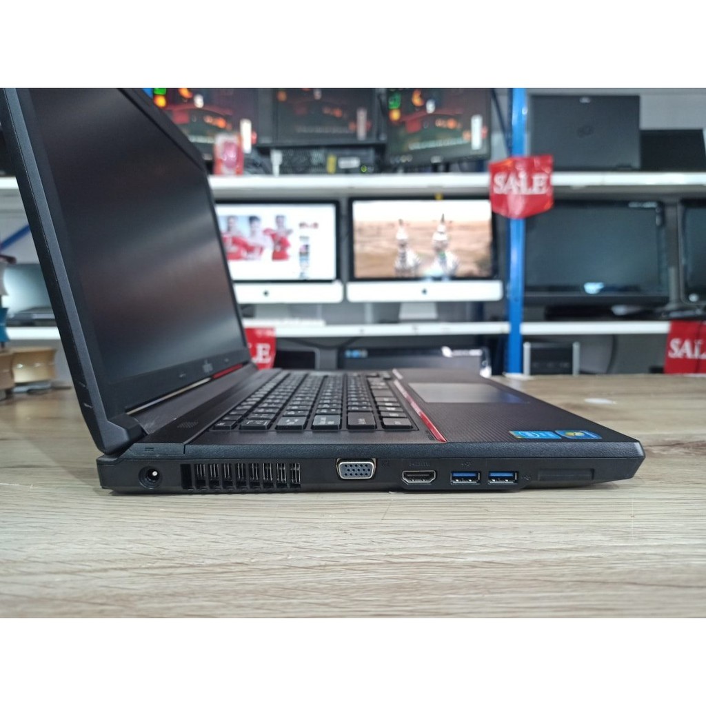 โน๊ตบุ๊ค มือสองสภาพดี โน๊ตบุ๊ค Fujitsu A574 CPU CORE i3 gen4 Core i3 ...