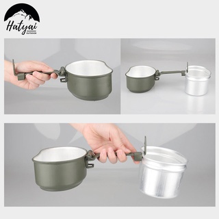 หม้อเดินป่า หม้อสนามอลูมิเนียม แบบทหารเยอรมัน | Aluminum Military ...